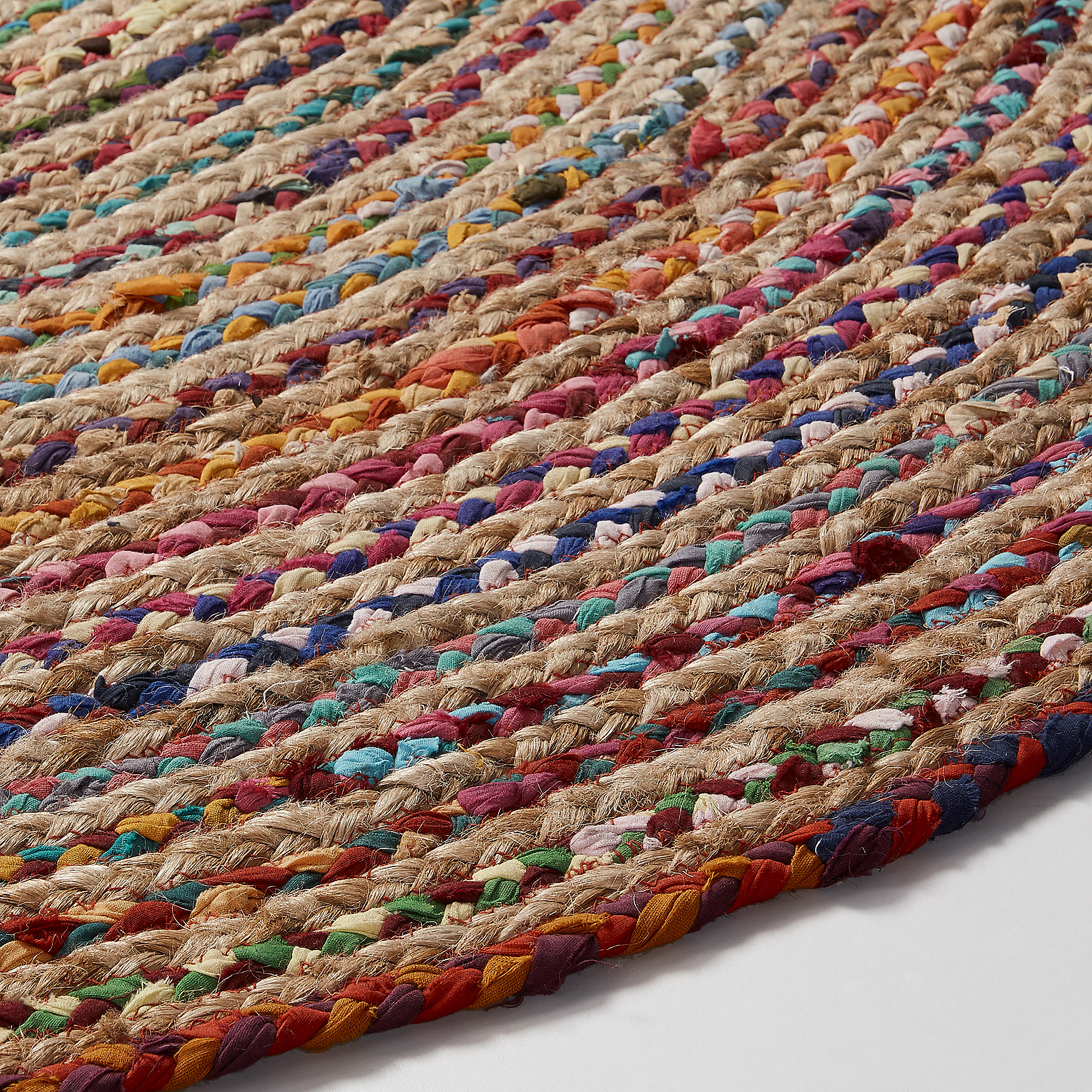 Barvita Okrogla preproga Samy, dve dimenziji - Opremisidom